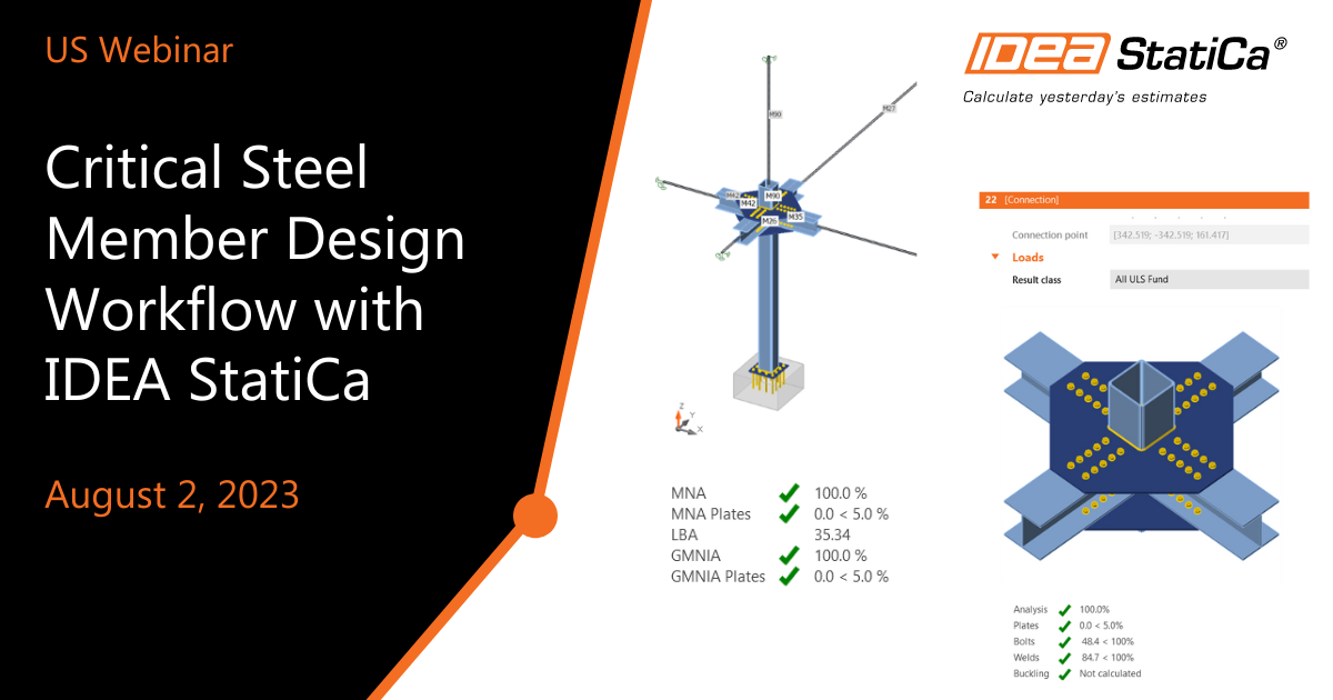 Webinar: Critical steel member design workflow with IDEA StatiCa | IDEA ...