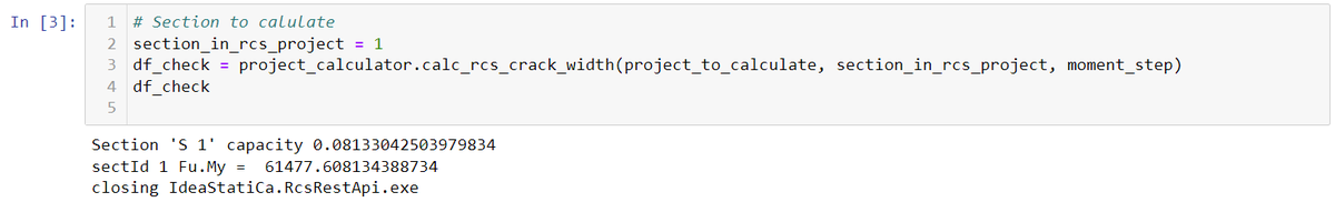 RCS API - Crack width study | IDEA StatiCa
