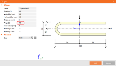 Creating an U-shaped clip connection | IDEA StatiCa