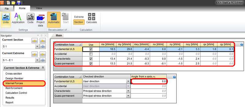 Slab code-check using shell element in RCS (EN) | IDEA StatiCa