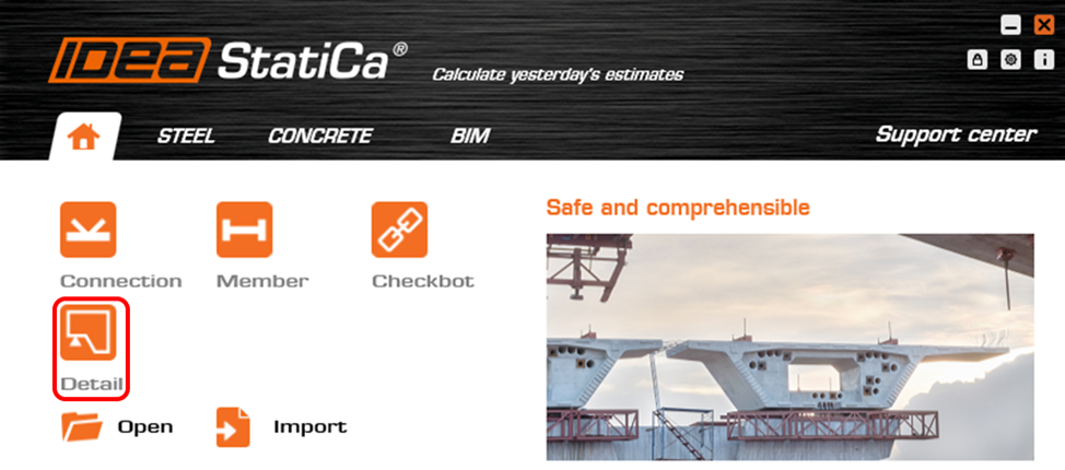 Prestressed bridge diaphragm (EN) | IDEA StatiCa