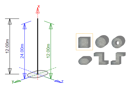 Section and member types in the RCS application | IDEA StatiCa