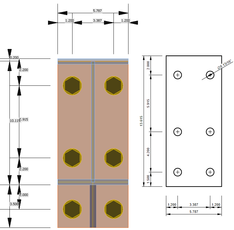 Extended moment end-plate connection – ASD | IDEA StatiCa