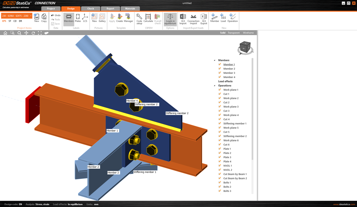 Advance Steel BIM link | IDEA StatiCa