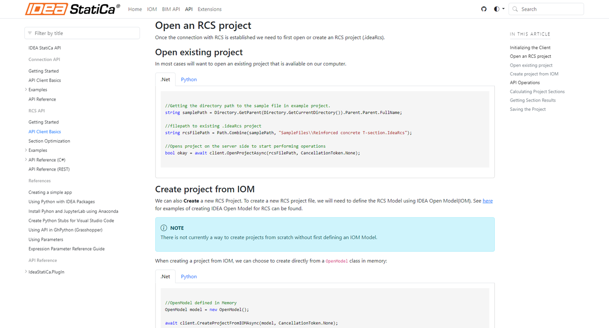 RCS API for streamlined, simplified, and efficient design processes ...
