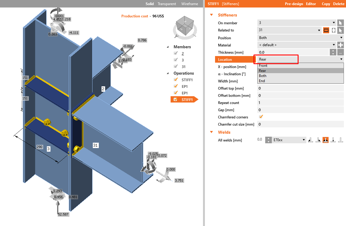 ETABS BIM link for steel member buckling analysis (AISC) | IDEA StatiCa