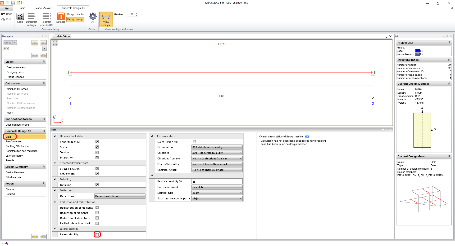 SCIA Engineer BIM link for structural concrete design (EN) | IDEA StatiCa