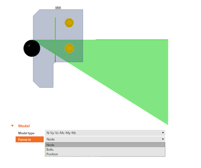 When a shear connection transmits a bending moment | IDEA StatiCa