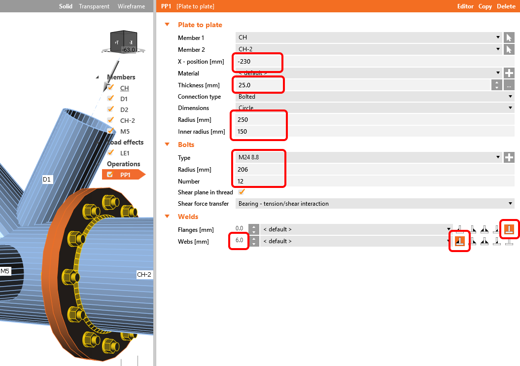 Tubular 3D frame (EN) | IDEA StatiCa