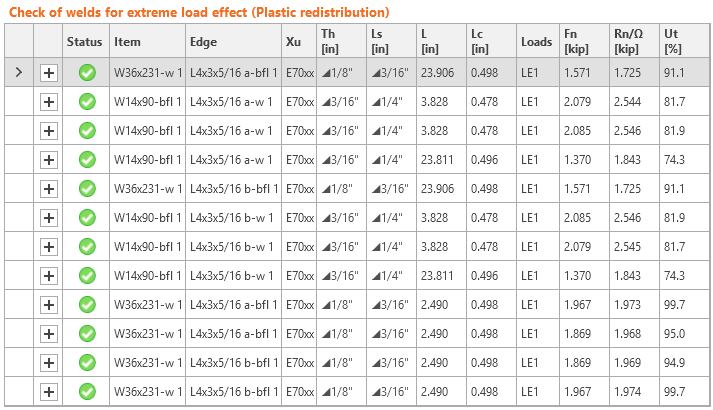 All welded double-angle connection | IDEA StatiCa