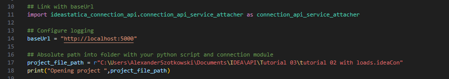 How to get started with API - Import a template and run calculation 03 | IDEA StatiCa