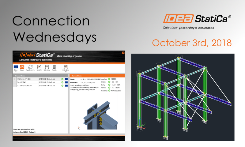 Imported joint from SAP2000 merged with Advance Steel | IDEA StatiCa