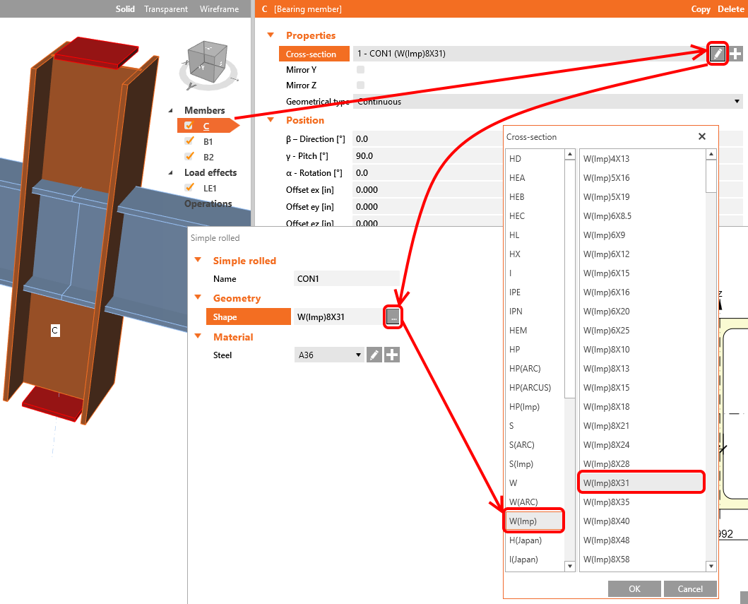 Stiffness analysis of a steel connection (AISC) | IDEA StatiCa