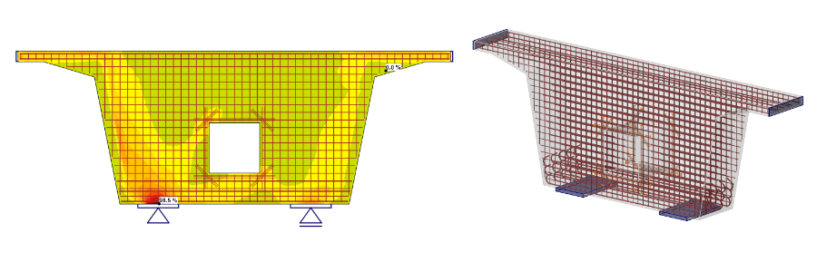 Bridge diaphragm | IDEA StatiCa