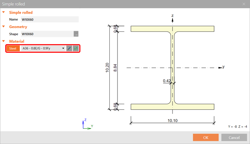 Structural design of steel beam (AISC) | IDEA StatiCa