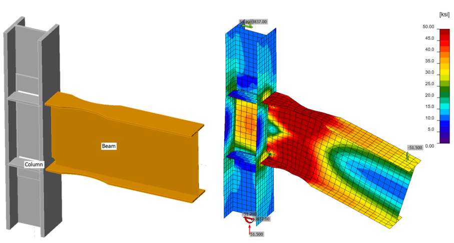 Reduced Beam Section (RBS) Prequalified Connection - AISC | IDEA StatiCa