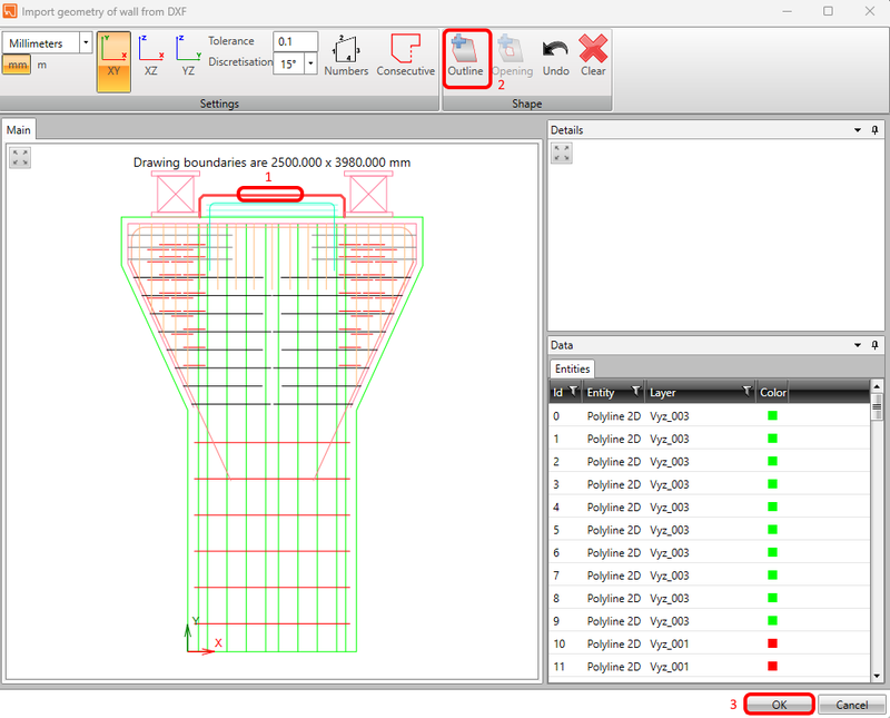 Design and code-check of a pier cap from DXF (EN) | IDEA StatiCa