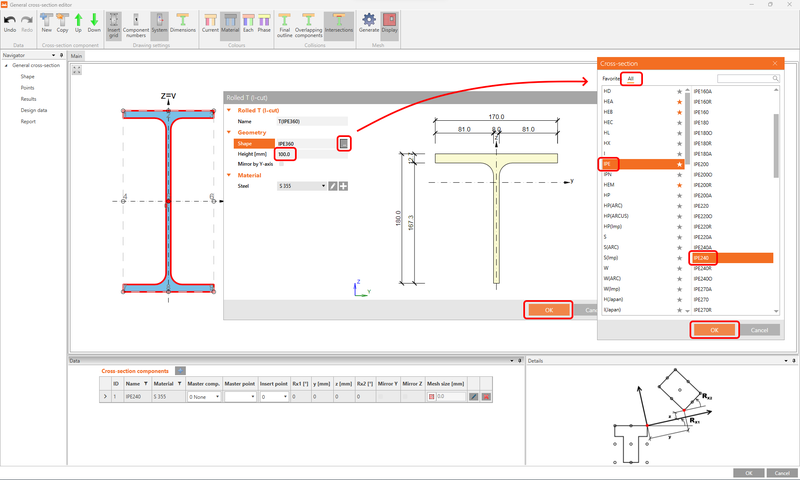 Stiffness analysis of a steel connection (EN) | IDEA StatiCa