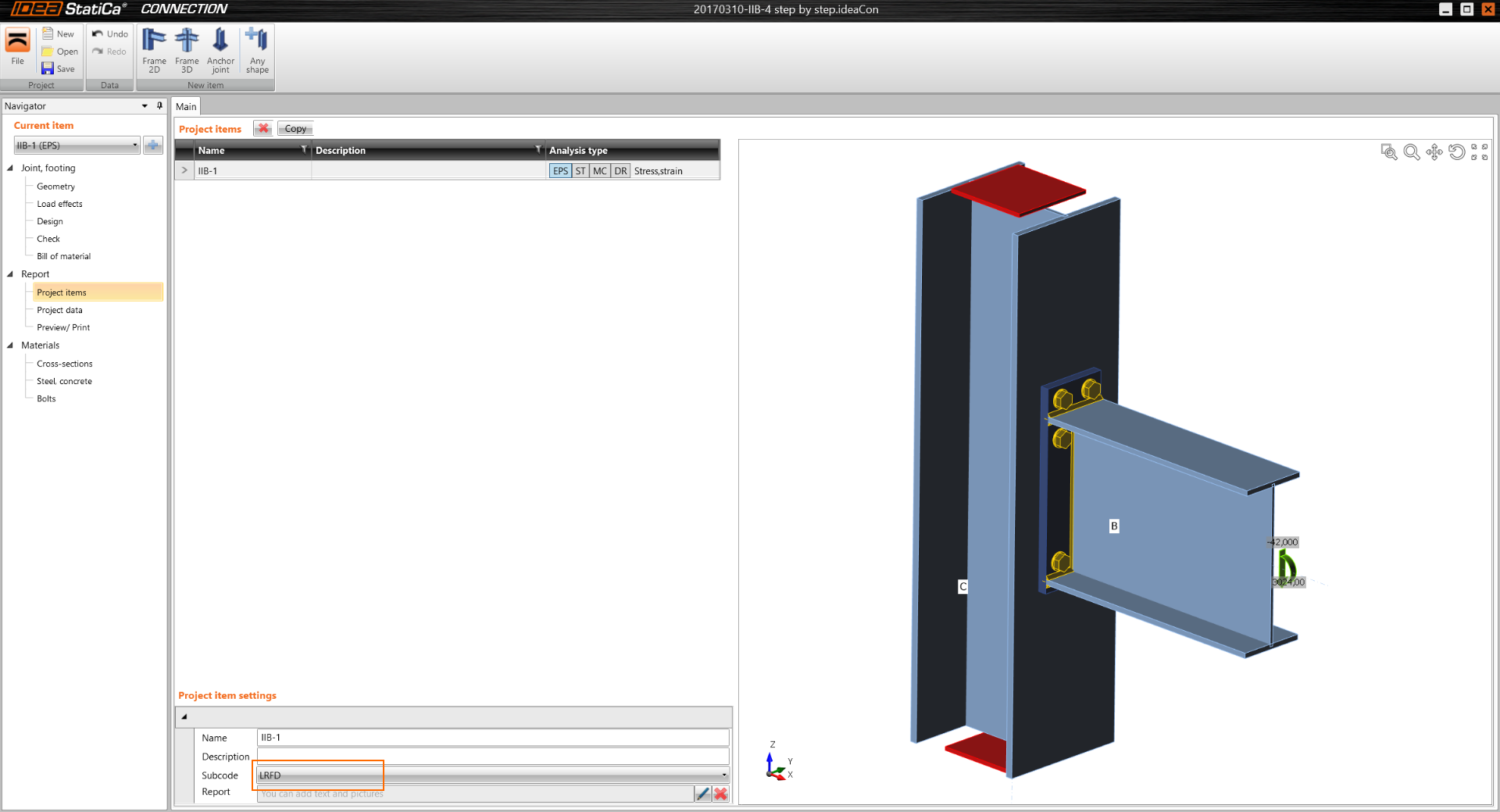Four bolt unstiffened extended End-plate FR moment connection | IDEA ...