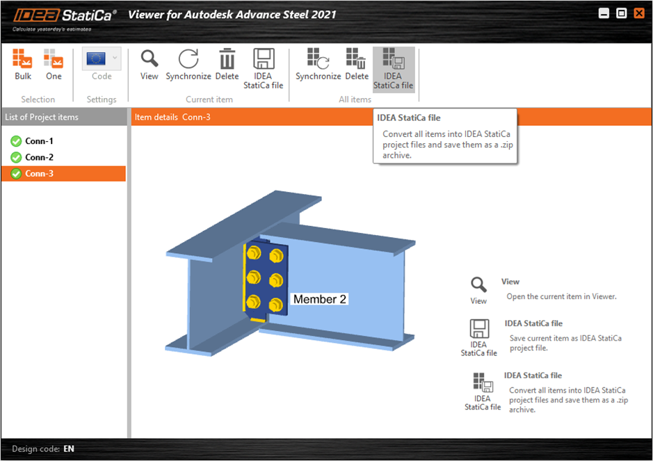 Enhanced Viewer plugins for CAD systems | IDEA StatiCa