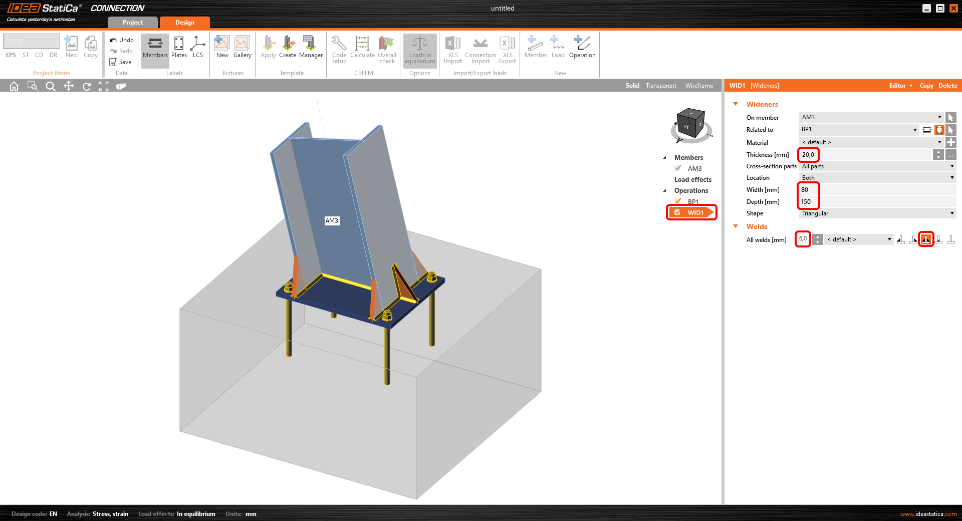 Steel frame (EN) | IDEA StatiCa