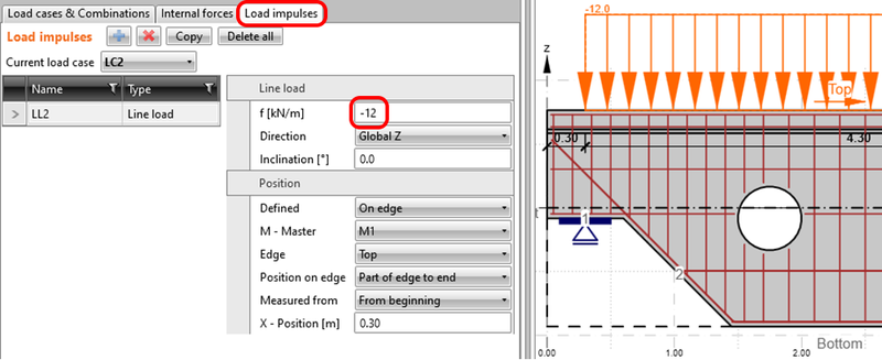 Structural design of a dapped end with an opening (EN) | IDEA StatiCa