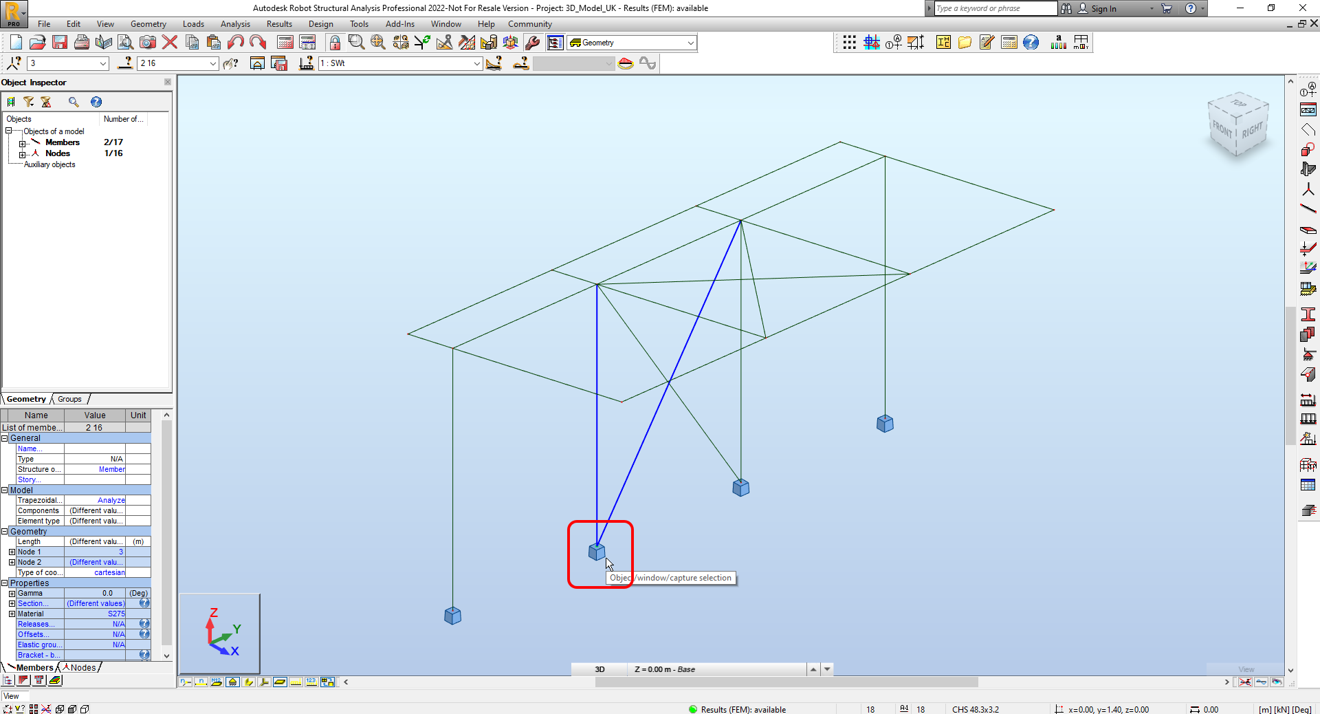 Robot Structural Analysis BIM link for design of a steel connection (EN ...