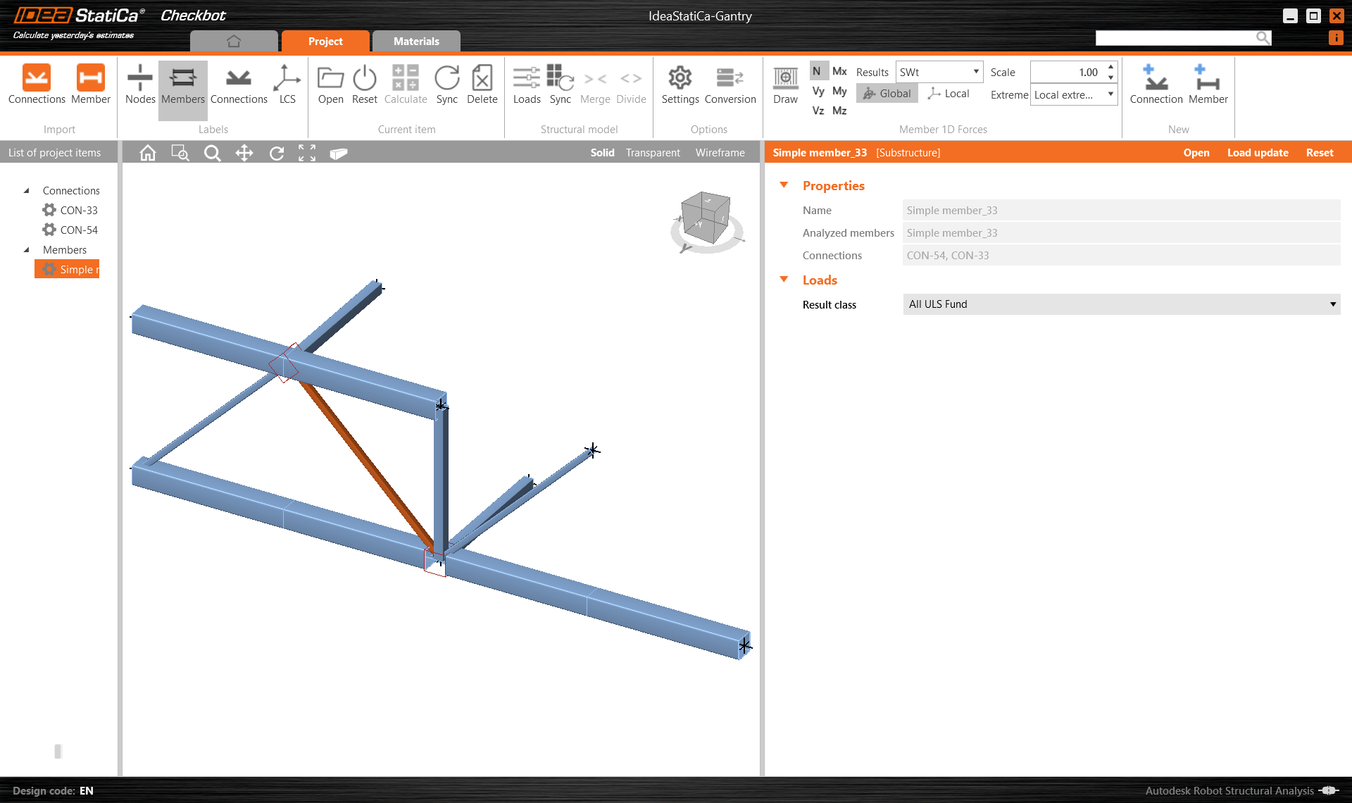 Truss Members and IDEA StatiCa | IDEA StatiCa