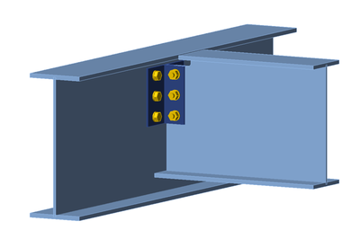 Shear connections with coped beams (AISC) | IDEA StatiCa
