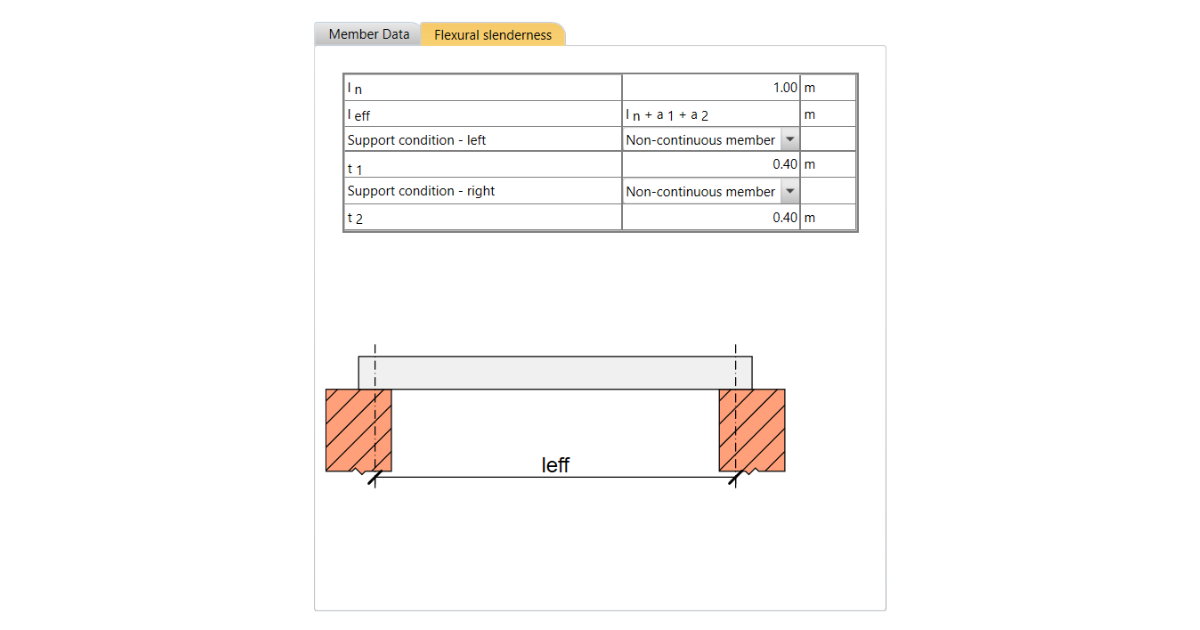 Design member for the reinforced concrete in the RCS application | IDEA ...