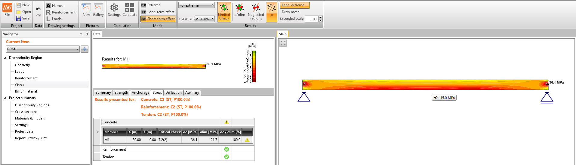 Prestressing in Detail - Post-tensioned tendons | IDEA StatiCa