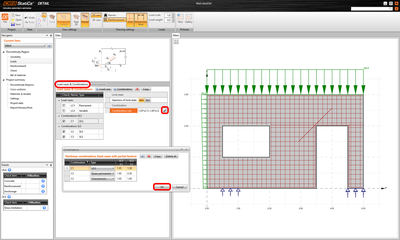 Structural design of a concrete wall (EN) | IDEA StatiCa