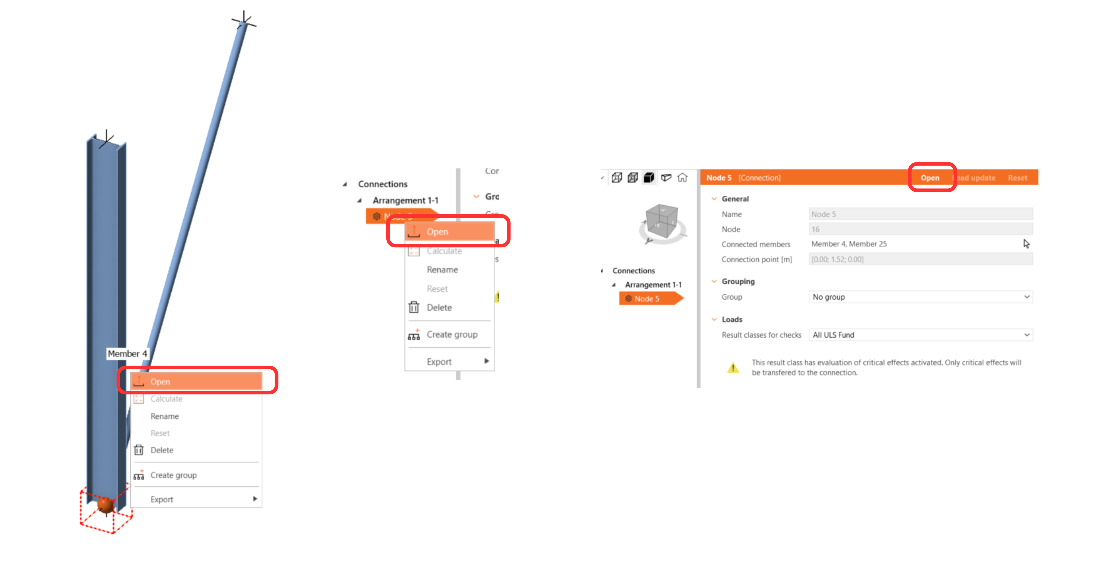 Space Gass BIM link for the structural design of a steel connection (EN ...