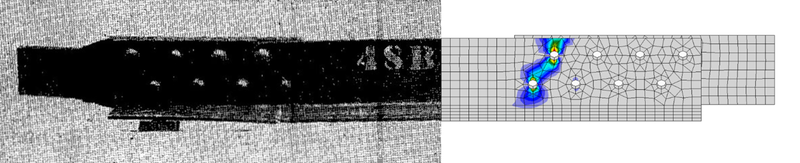 Connection design for tensile rupture by advanced inelastic analysis ...