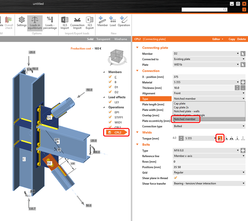 Structural design leveraging the Connection Library (EN) | IDEA StatiCa