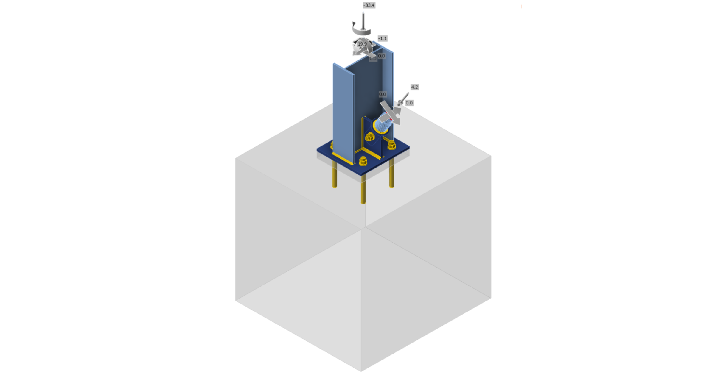 Space Gass BIM link for the structural design of a steel connection (EN ...