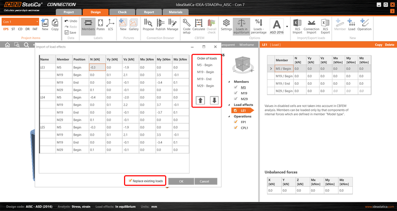 Different ways of load definition | IDEA StatiCa