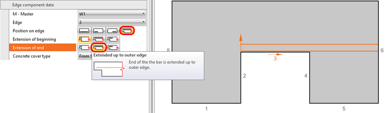 Reinforcement definition in the Detail application | IDEA StatiCa