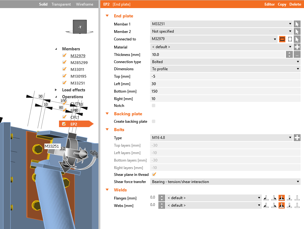 Advance Design BIM link for the structural design of a steel connection ...