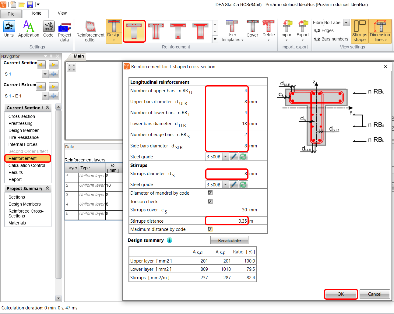 Fire resistance of concrete structures | IDEA StatiCa