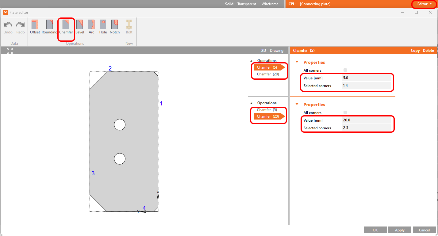Strengthening of longitudinal bracing | IDEA StatiCa