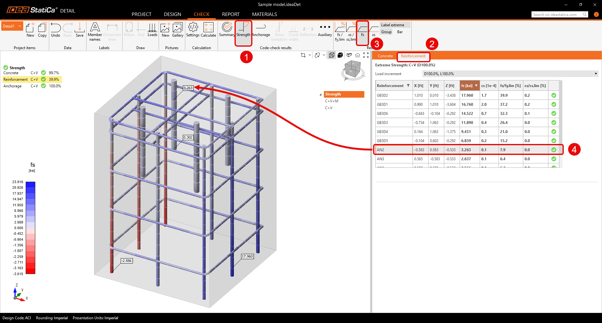 ACI - Connection app and Detail 3D integration tutorial | IDEA StatiCa