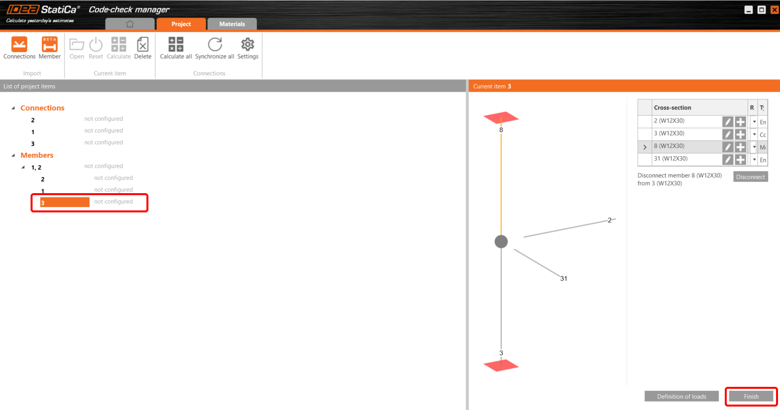 ETABS BIM link for steel member buckling analysis (AISC) | IDEA StatiCa