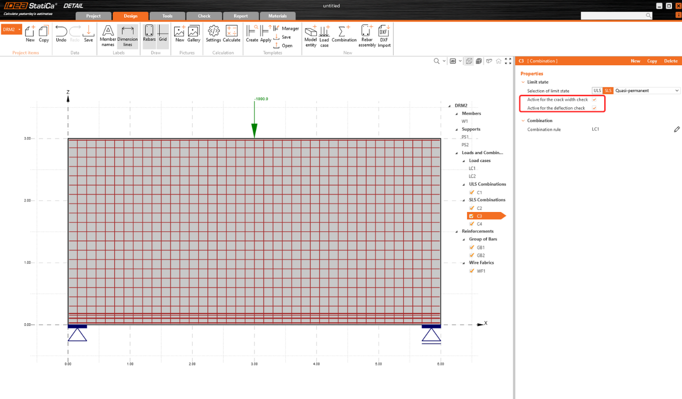 Flexible SLS combinations in Detail | IDEA StatiCa