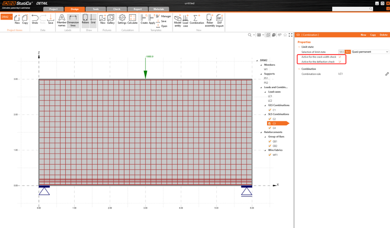 Flexible SLS combinations in Detail | IDEA StatiCa