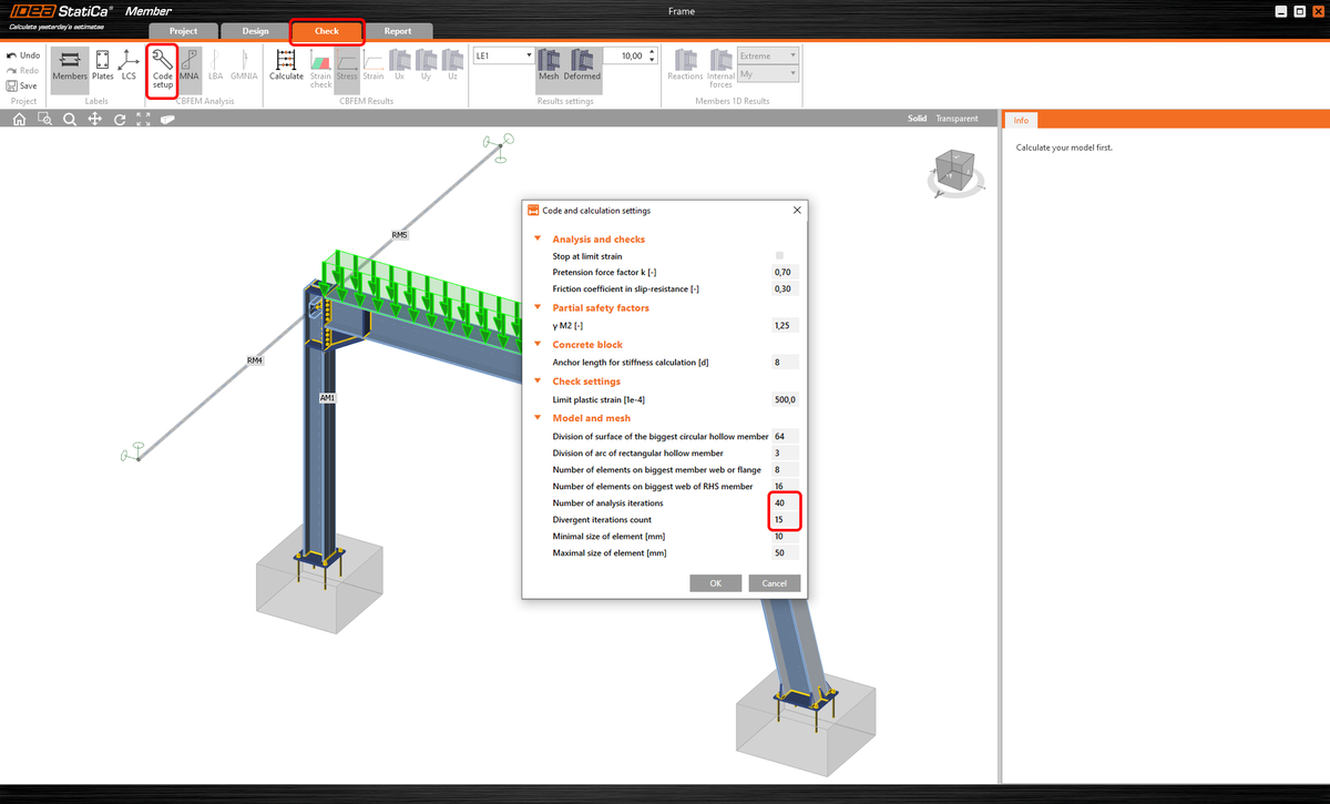 Steel frame (EN) | IDEA StatiCa