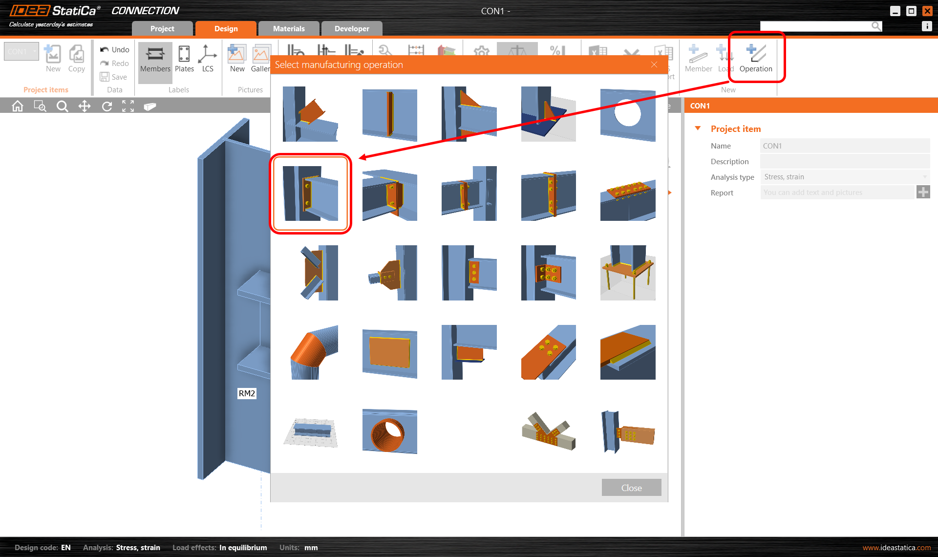 Structural design of steel beam (EN) | IDEA StatiCa