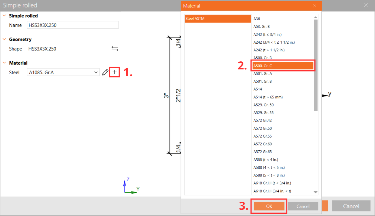 Structural design of footing with diagonal (AISC) | IDEA StatiCa