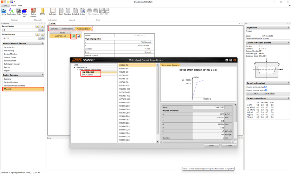 SIA 262:2013 implemented in RCS and Beam | IDEA StatiCa