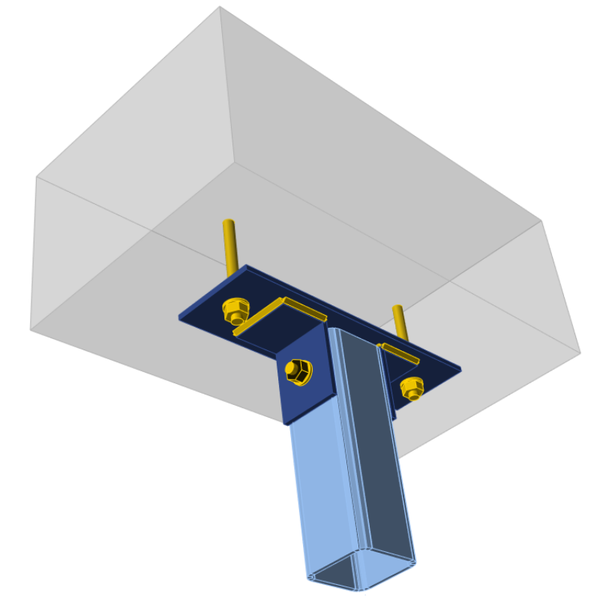 Anchoring with cleats | IDEA StatiCa
